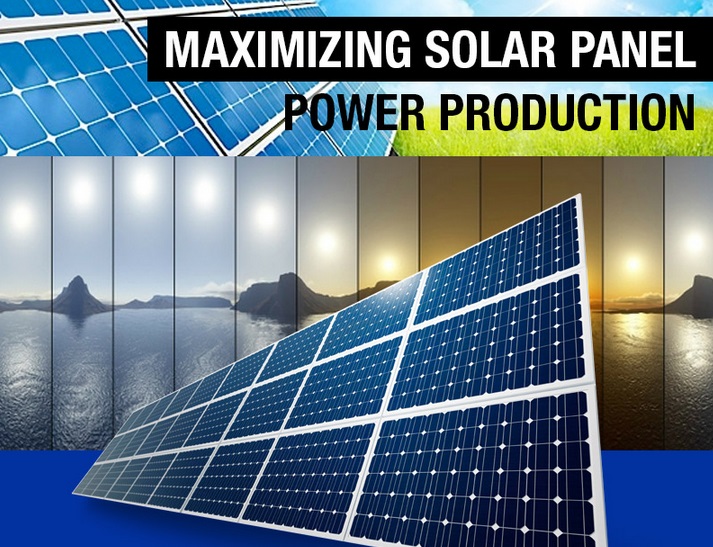 Maximising solar panel power production
