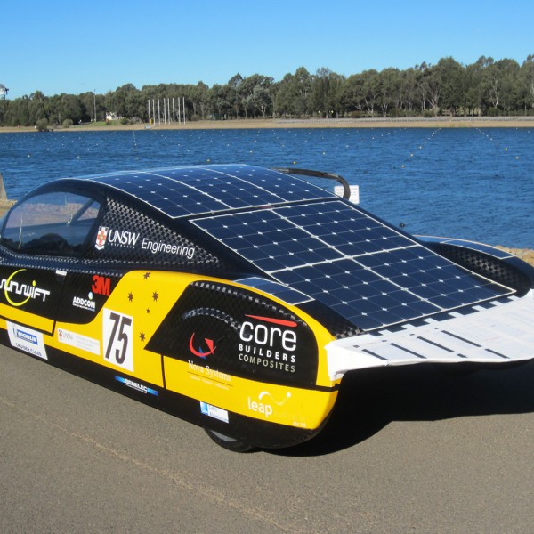 Solar Powered Car Sunswift eVe Breaks Land Speed Record