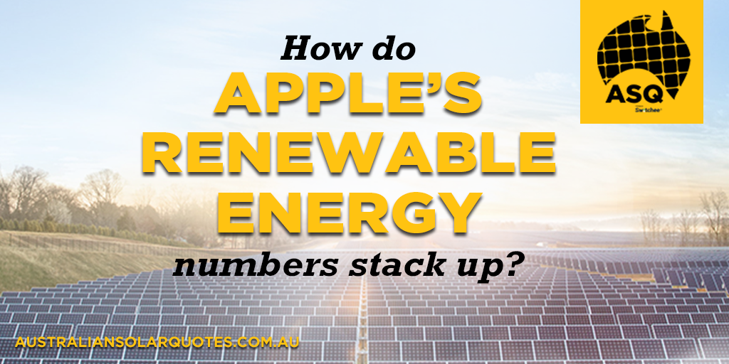 How Do Apple's Renewable Energy Numbers Stack Up?