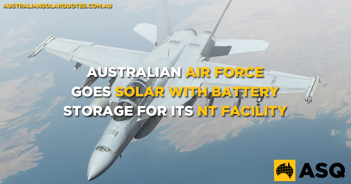 Battery storage microgrid helps Australian Air Force go solar
